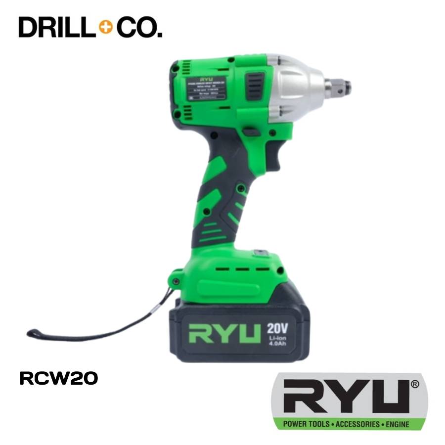 RYU RCW 20 V Mesin Cordless Impact Wrench RCW 20V / Mesin Pembuka Baut ...