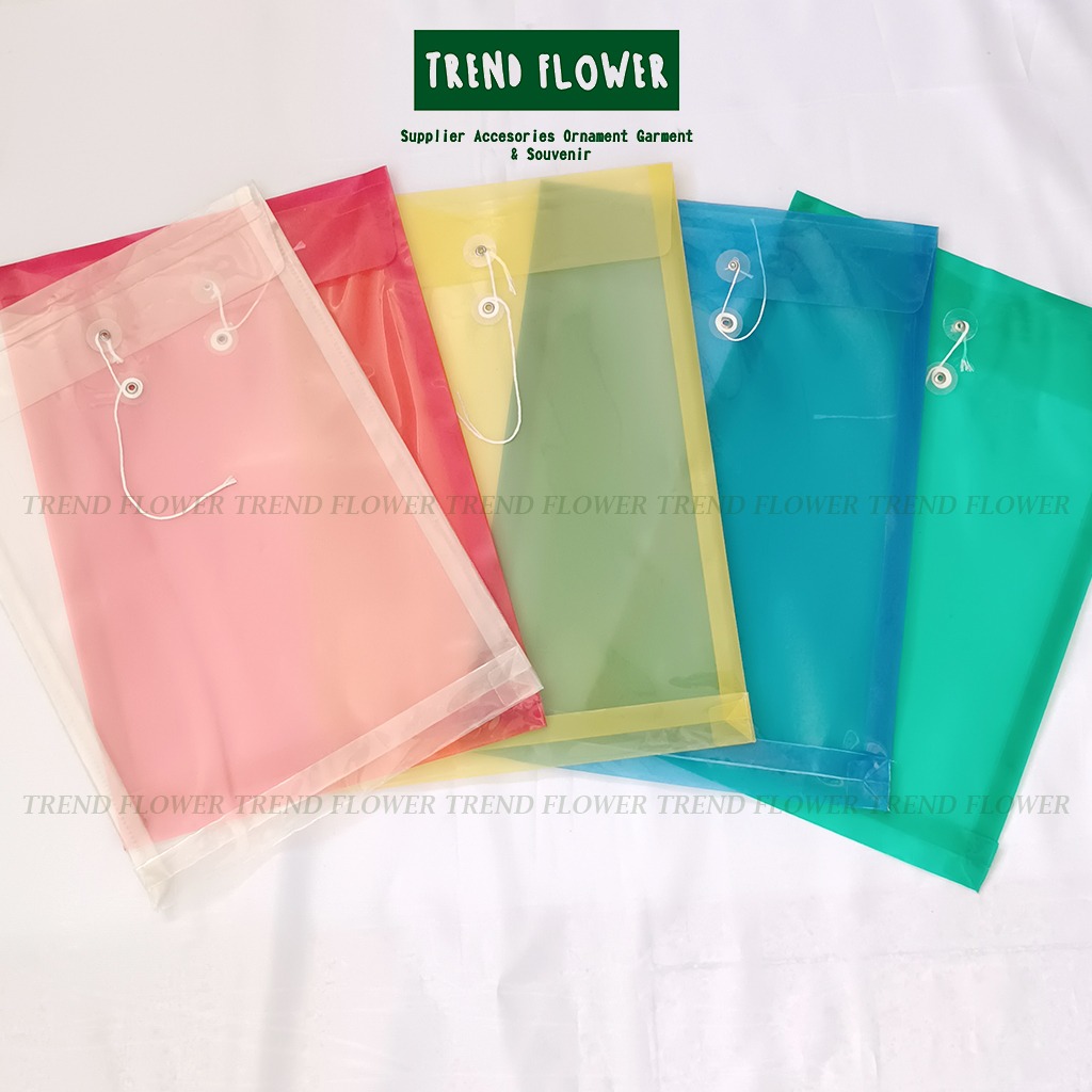 Map Tali Map Bening Map Warna Map Kerja Alat Tulis Kantor Map A4 F4 ...