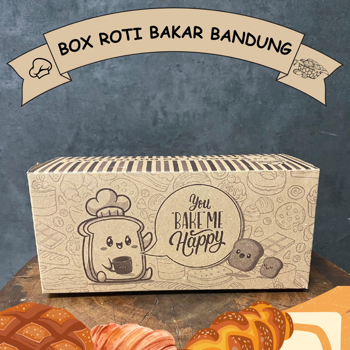 Kotak Roti Bakar Isi 50 / Dus Roti Bakar Bandung / Box Roti Bakar isi ...