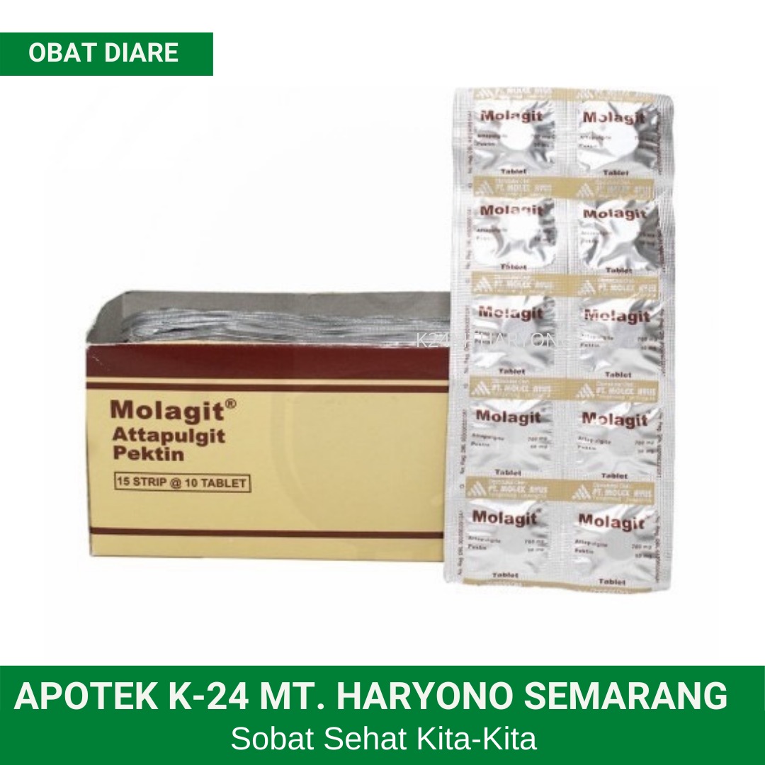Molagit Strip Isi 10 Tablet - Obat Diare | Lazada Indonesia