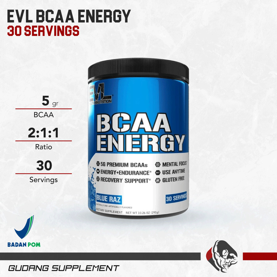 Evlution Nutrition Bcaa Energy 30 Serving Amino Energy ON Amino 5600 Gudang Supplemen | Lazada ...