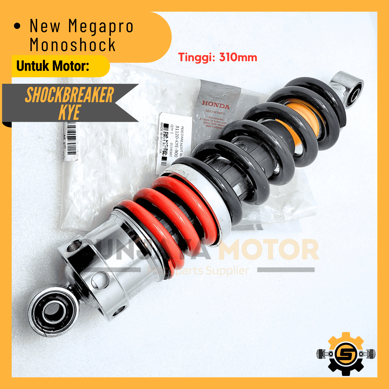 Shockbreaker Original Honda KYE Shock Belakang New Megapro Monoshock ...