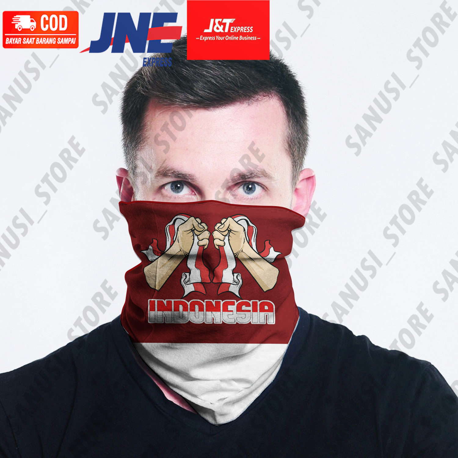 buff scarf mutifungsi masker motor pria spesial hut ri 79 tahun 2024 ...