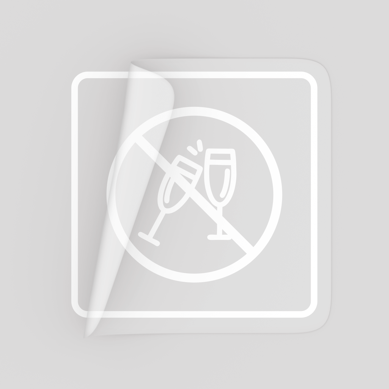 stiker dilarang membuat keributan - no party allowed sticker sign ...