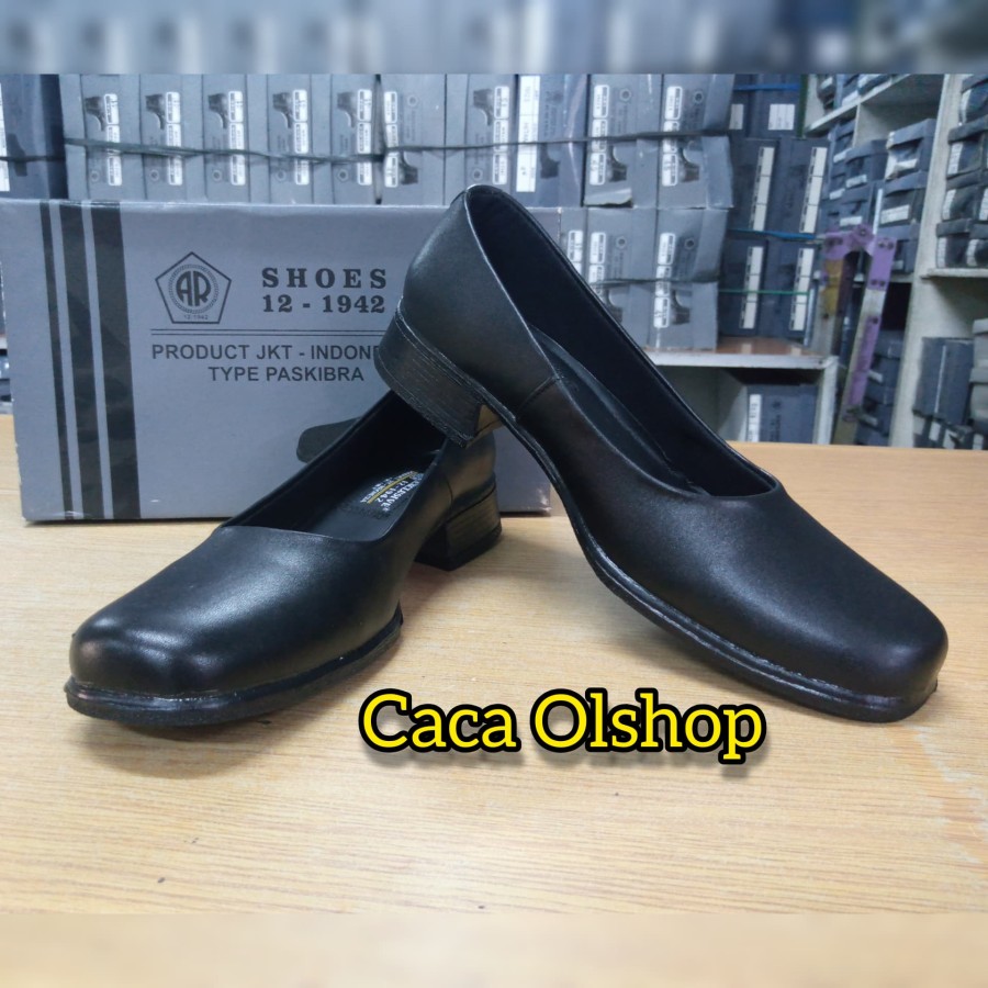 Sepatu PDH Wanita Hitam Dove Hells 3cm AR Exclusive Original | Lazada ...