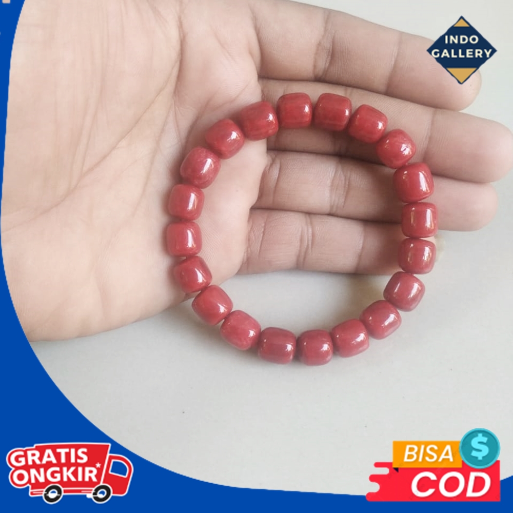 Tasbih Muslim Batu Marjan Koral Merah Super | Lazada Indonesia