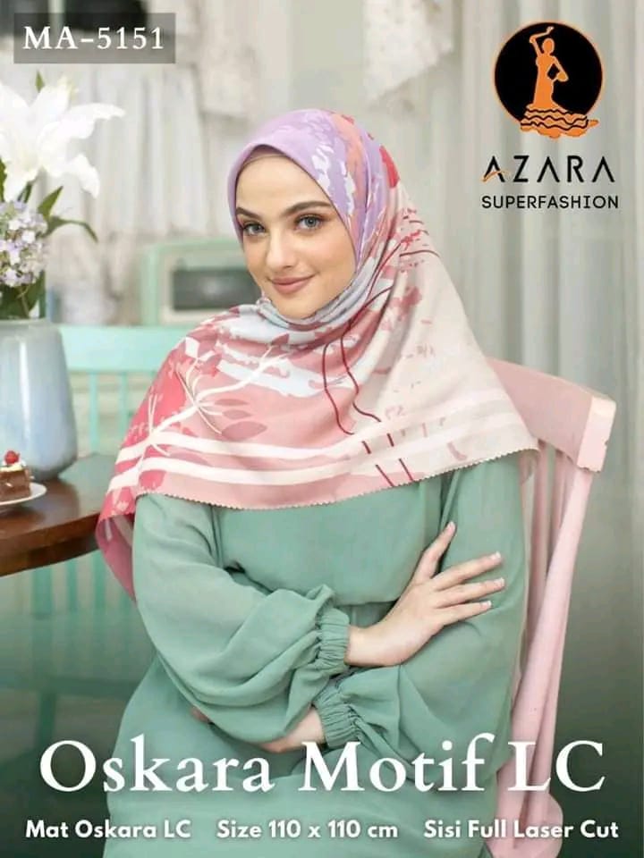 Hijab Segi Empat Voal Motif Terbaru 2022 Lasercut / Kerudung Segi 4 Motif Terbaru 2022 Termurah ...