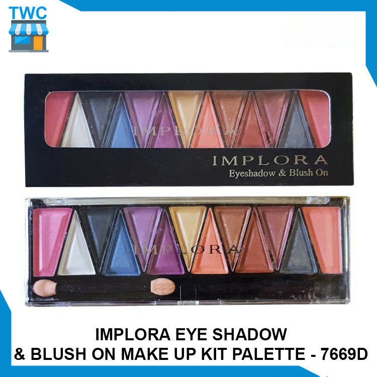 Implora Eyeshadow Pallete Makeup Kit 1 Set Type 7669D Make Up Eye ...