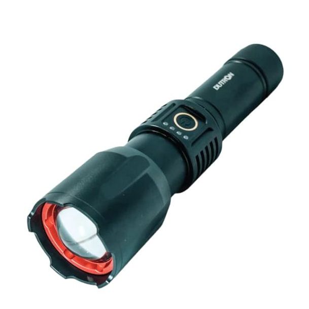 SENTER LED ZOOM DUTRON ARMOR MAX - CAHAYA SUPER TERANG - ZOOM LASER ...