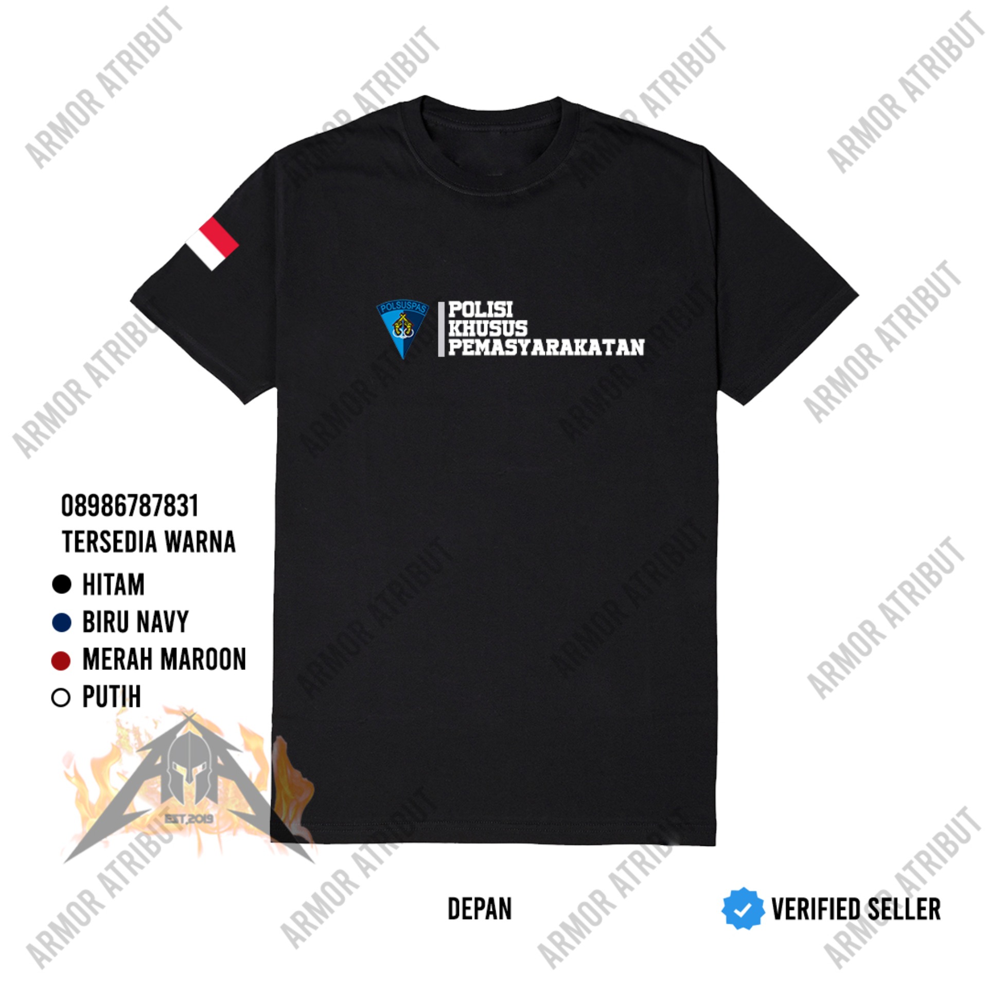 Kaos Baju POLSUSPAS prison police - Armor Atribut | Lazada Indonesia