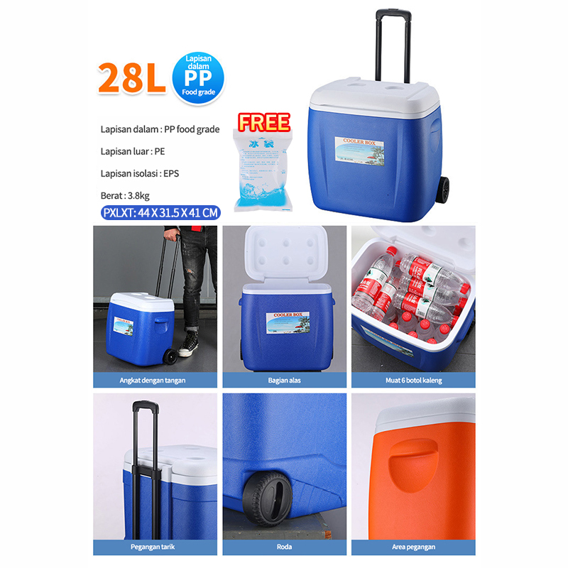 Cooler Box Roda 28 Liter , 26 Liter ，13 Liter ，8 Liter ，5 Liter ，Cooler ...