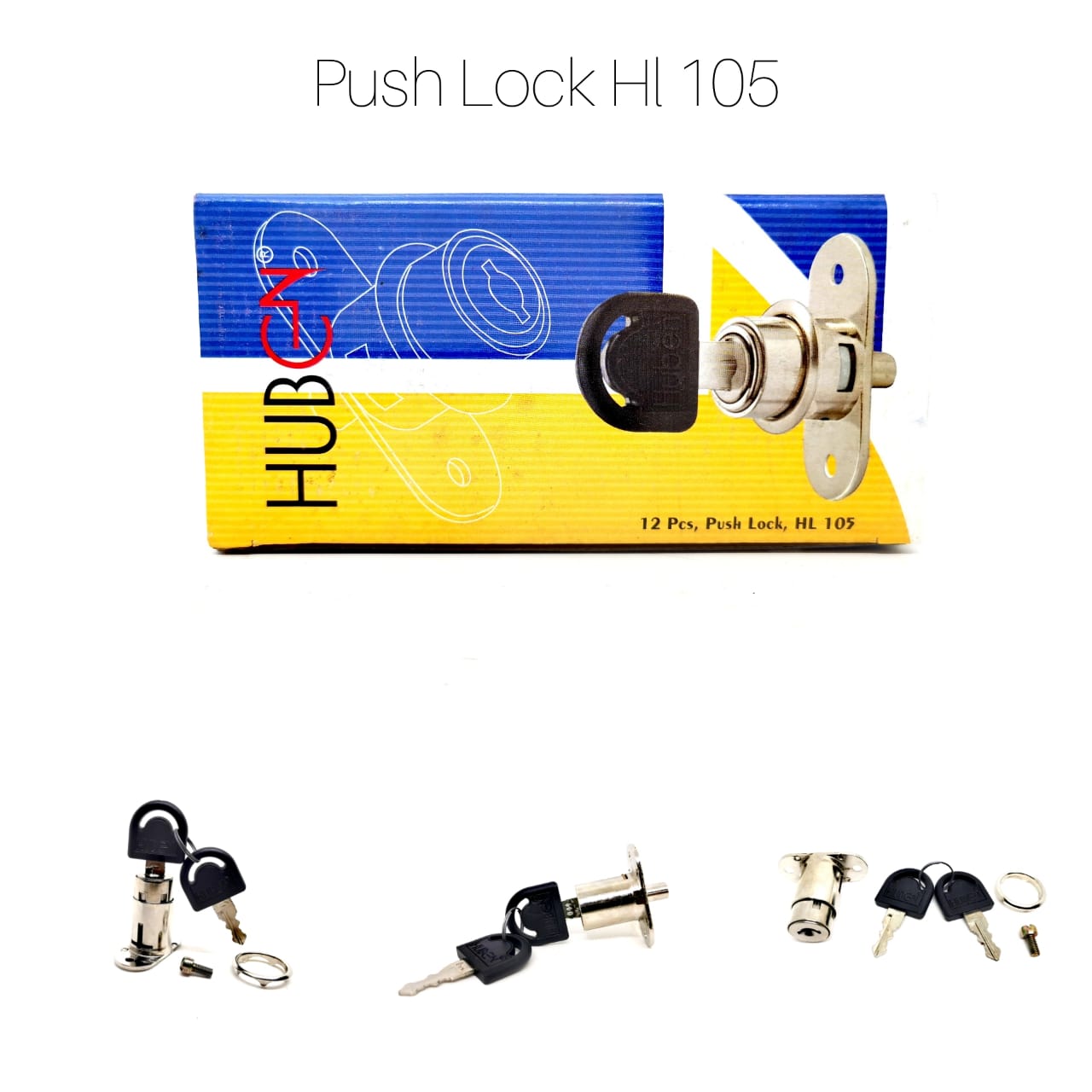 Kunci Laci HUBEN HL-105 Push Lock Loker lemari | Lazada Indonesia