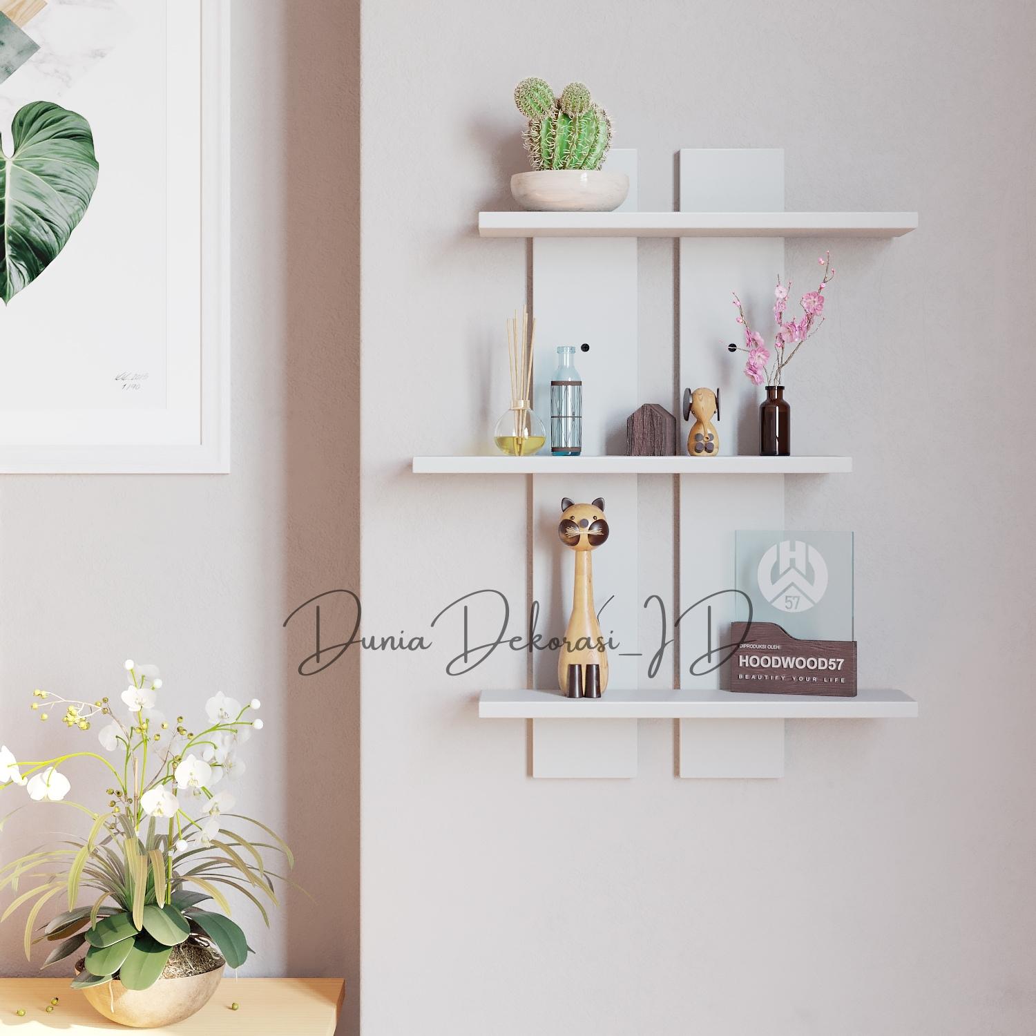 Rak Dinding Hiasan Kayu / Rak Dinding Minimalis Rak Dinding Dapur Rak ...