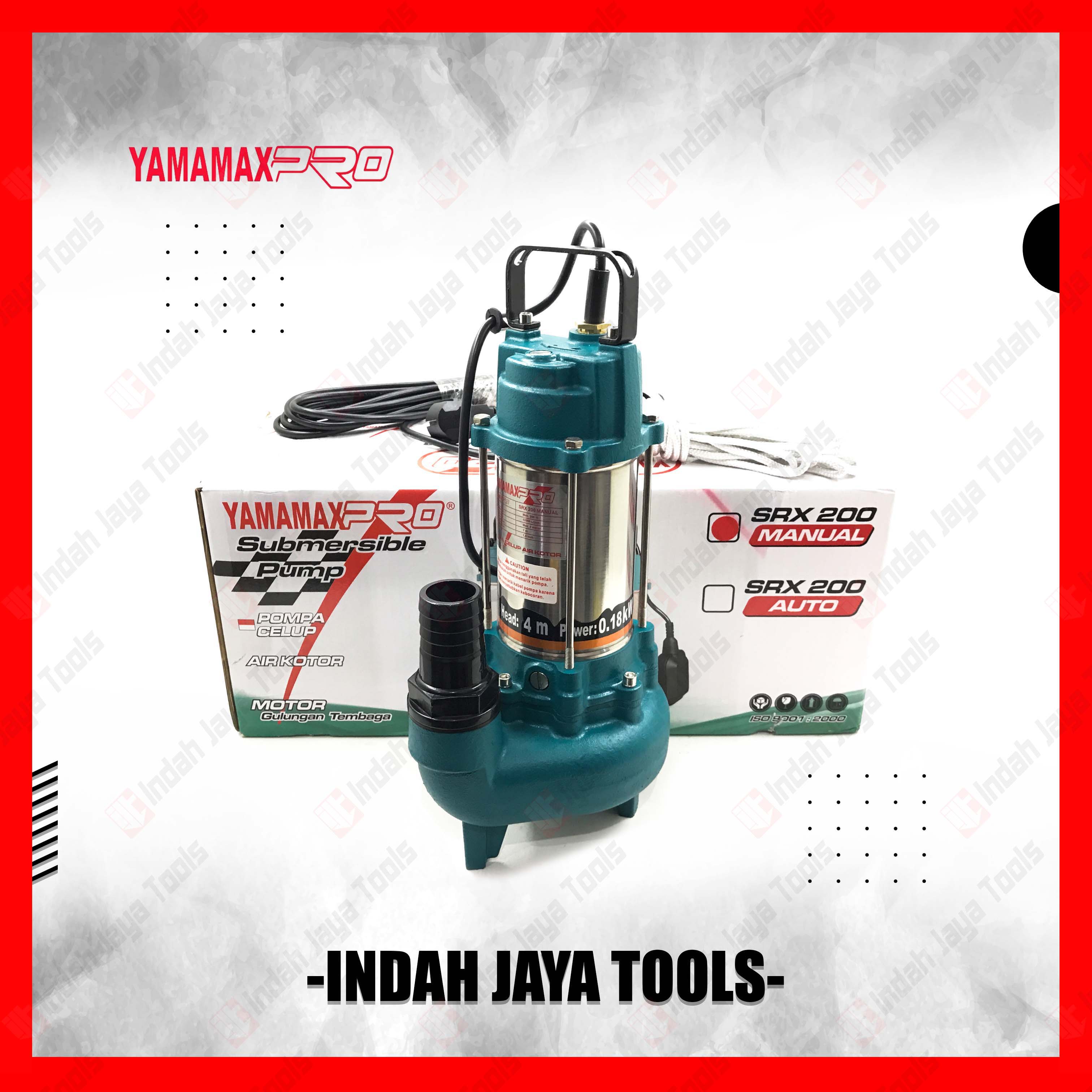 YAMAMAX PRO SRX 200 Pompa Celup Air Kotor Bersih Keruh Sungai | Lazada ...