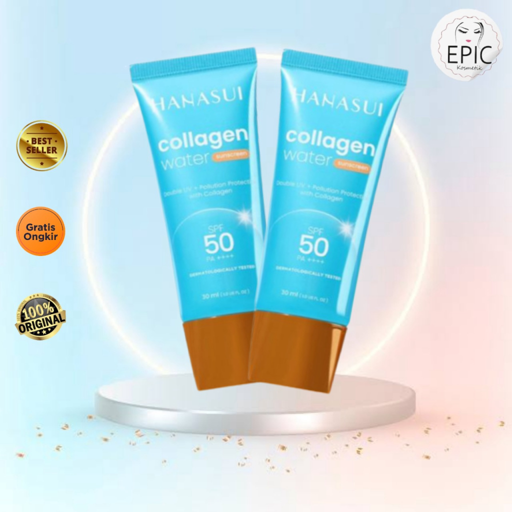 HANASUI Collagen Water Sunscreen SPF 50 PA+++ 30ml Bpom | Lazada Indonesia