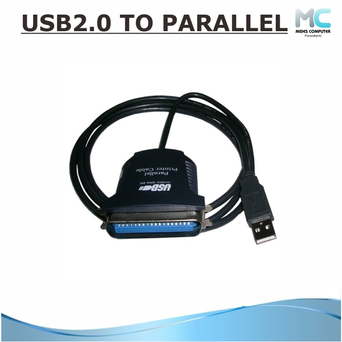 Kabel Converter USB to Paralel Printer Port Parallel 36 Pin-USB to LPT ...