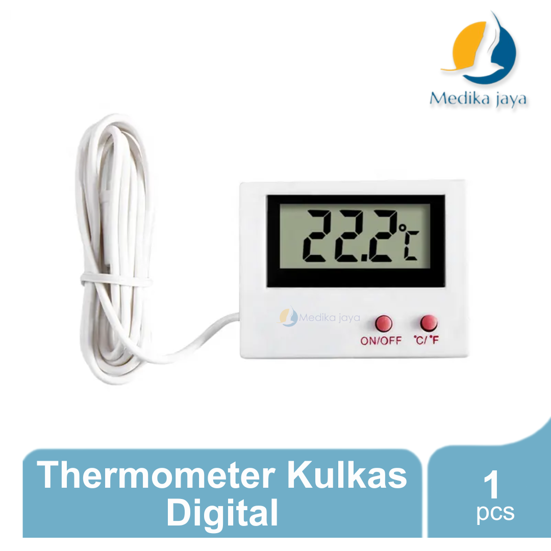 Thermometer Kulkas Digital / Alat Ukur Suhu Kulkas / Termometer Kulkas ...