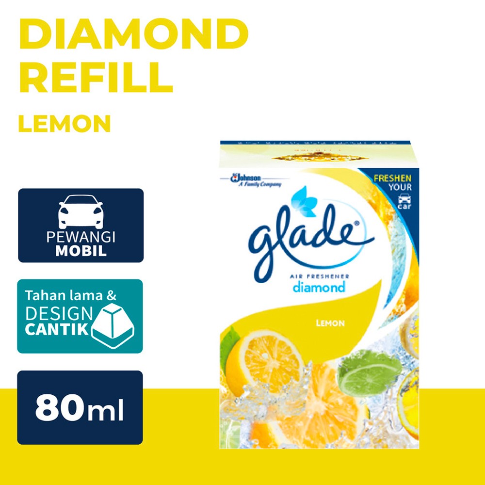 Glade Diamond Pengharum Mobil / Car Perfume Refill - 80 gr | Lazada ...