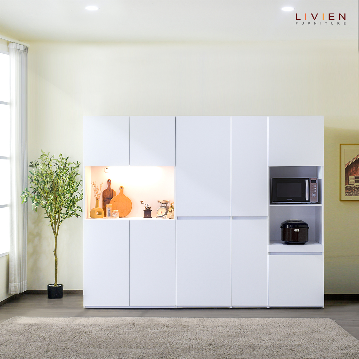 Kitchen Set Minimalis / Lemari Dapur / Modular Kitchen Cabinet | Lazada ...