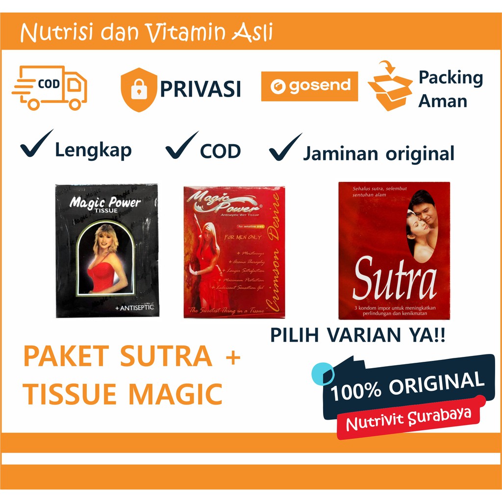 PAKET TISSUE MAGIC DAN SUTRA (PILIH VARIAN) | Lazada Indonesia