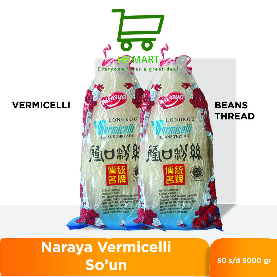 1 PCS - Naraya Longkou Vermicelli Beans Thread ( soun ) 100g | Lazada Indonesia