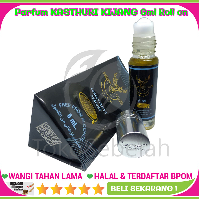 Parfum KASTHURI KIJANG 6ml Dobha BPOM Roll On - MINYAK KASTURI KIJANG ASLI ORIGINAL - MINYAK ...