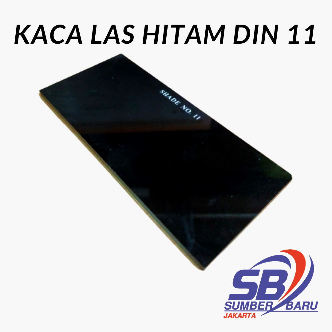 KACA LAS HITAM DIN 11 NO11 - KACA KEDOK LAS - AULEKTRO - WELDING GLASS ...