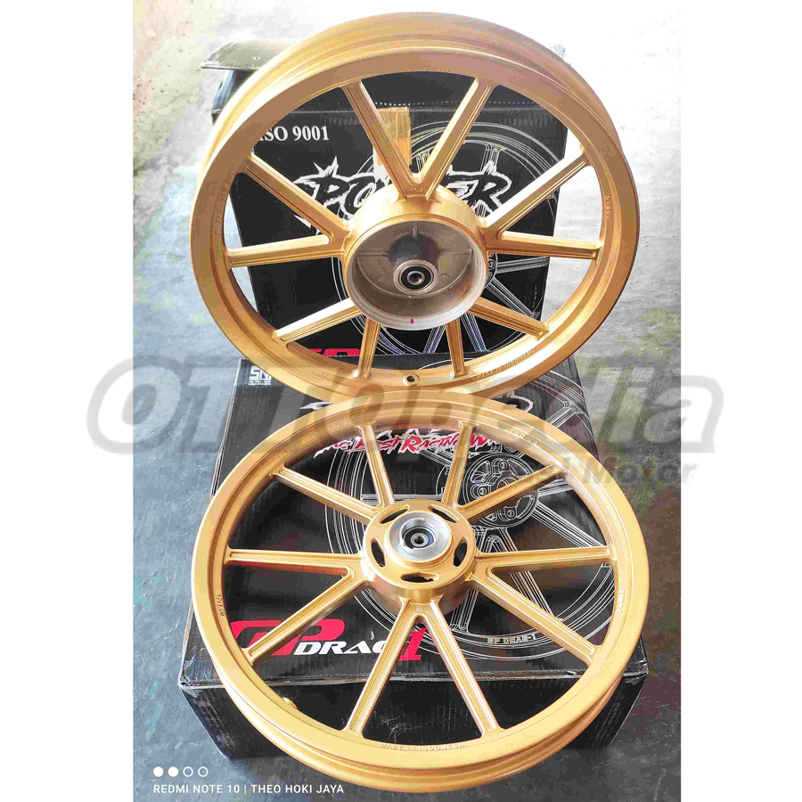 Velg Racing Power Drag GP1 GP-1 Wheel Daytona Model BRT Cobra Single ...