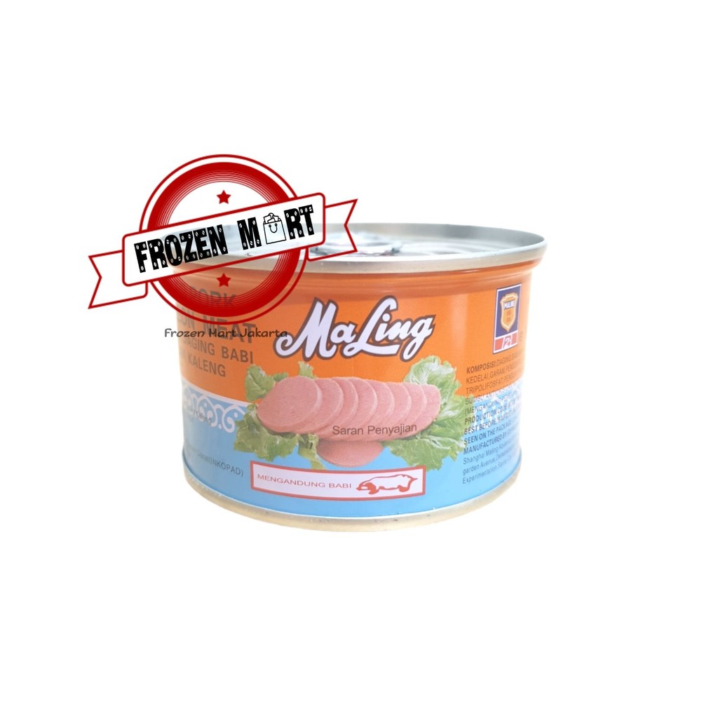Maling TTS 170gr Luncheon Pork Meat Ma Ling / Ham Daging Babi Maling ...