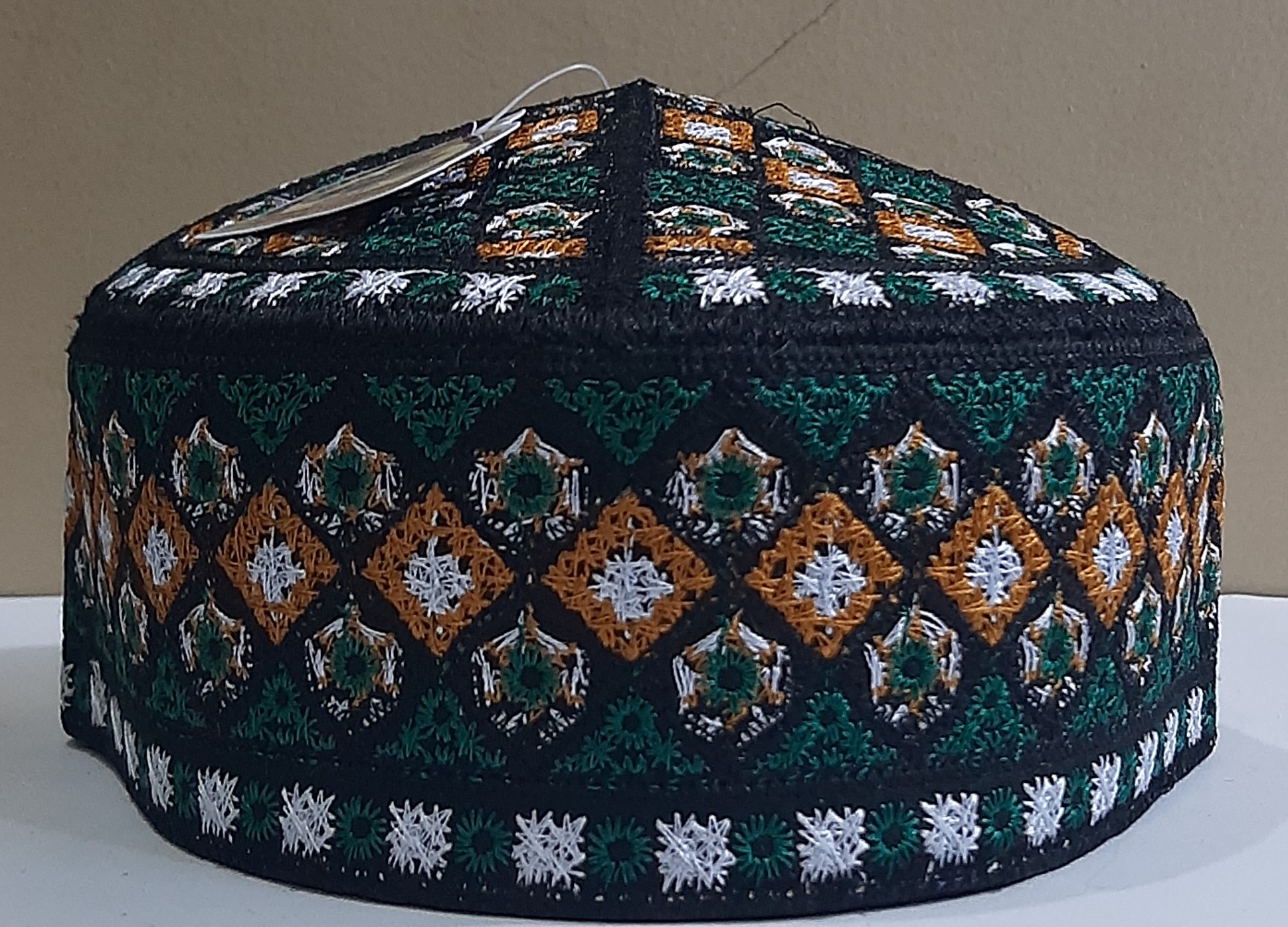 PECI KOPIAH PAKISTAN ORGINAL MOTIF KOTAK BULAT | Lazada Indonesia