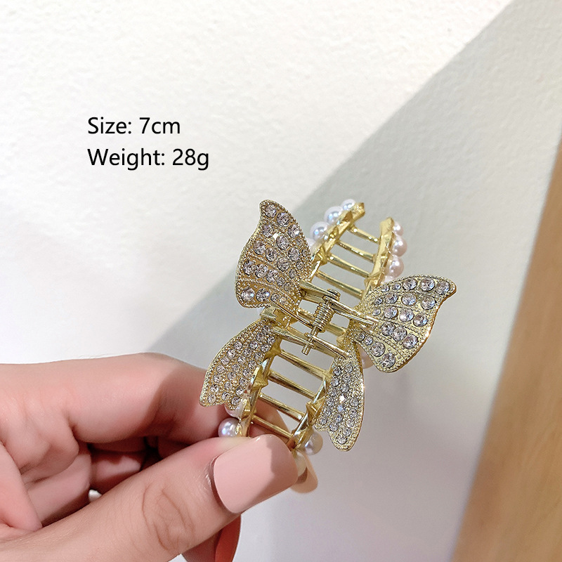 JEPITAN JEPIT RAMBUT KOREA BESI BUTTERFLY/RIBBON SPARKLE/PEARL UKURAN ...