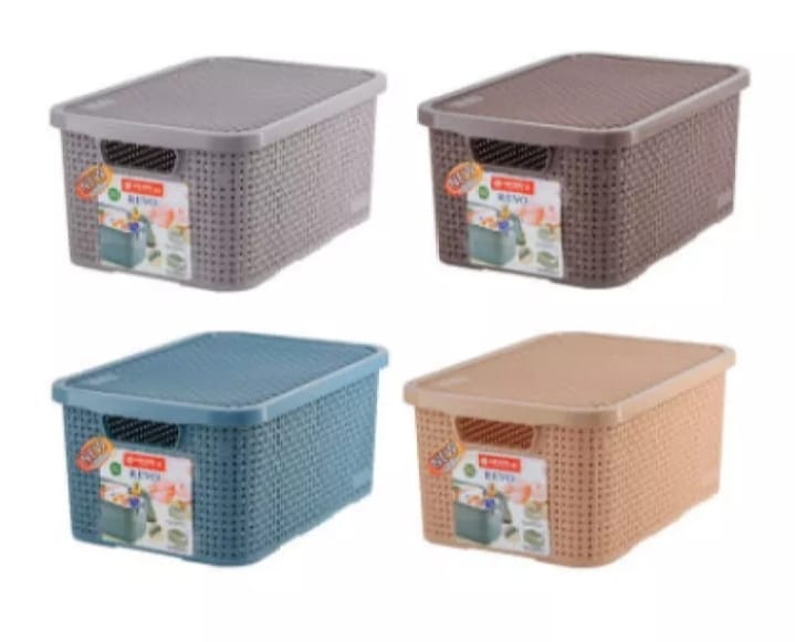 Keranjang Barang / Keranjang Anyam Plastik Lion Star Revo / Storage Box ...