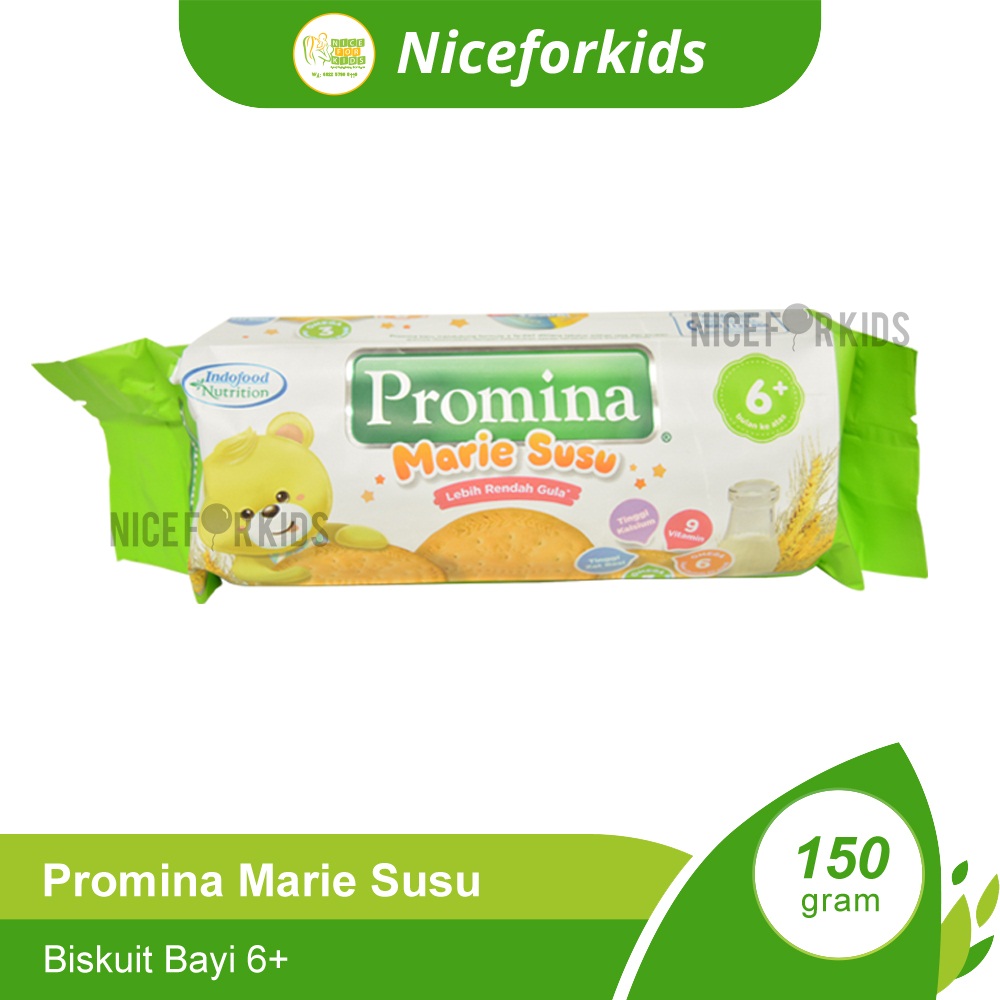 Promina Biskuit Marie Susu 150gr Untuk Usia 6bulan+ / Biskuit Bayi ...