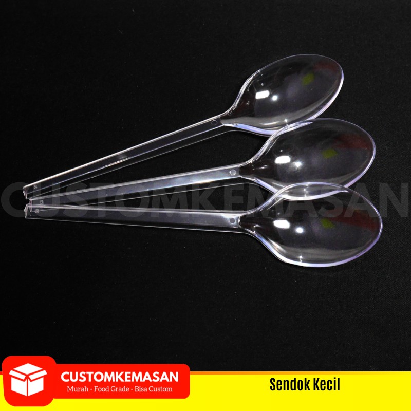 Sendok Plastik Puding isi 50 / Sendok Kopi / Sendok Teh / Sendok Ice ...
