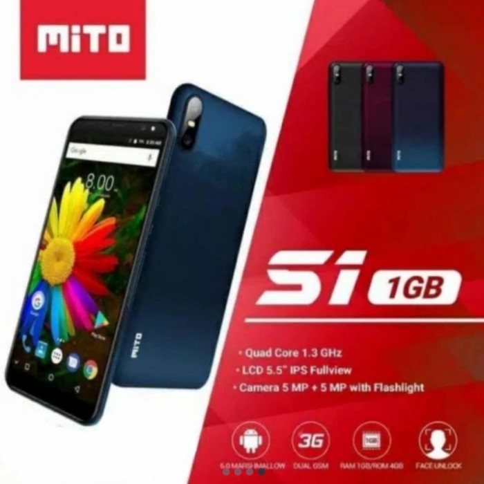 HP Android MITO S1 ram 2 dan ram 1 android | Lazada Indonesia