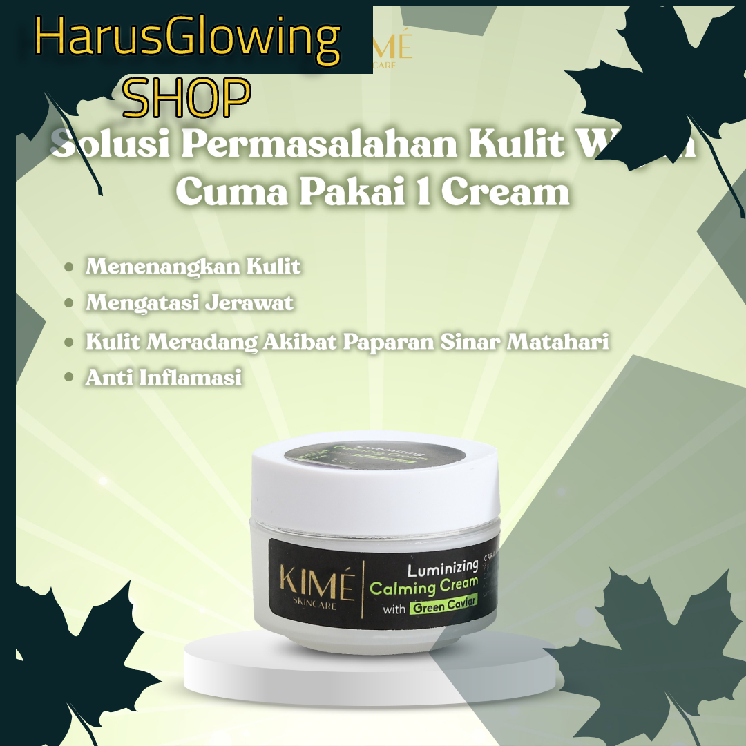 KIME JEJU SKINCARE KOREA - Skincare Kime Luminizing Calming Cream with ...