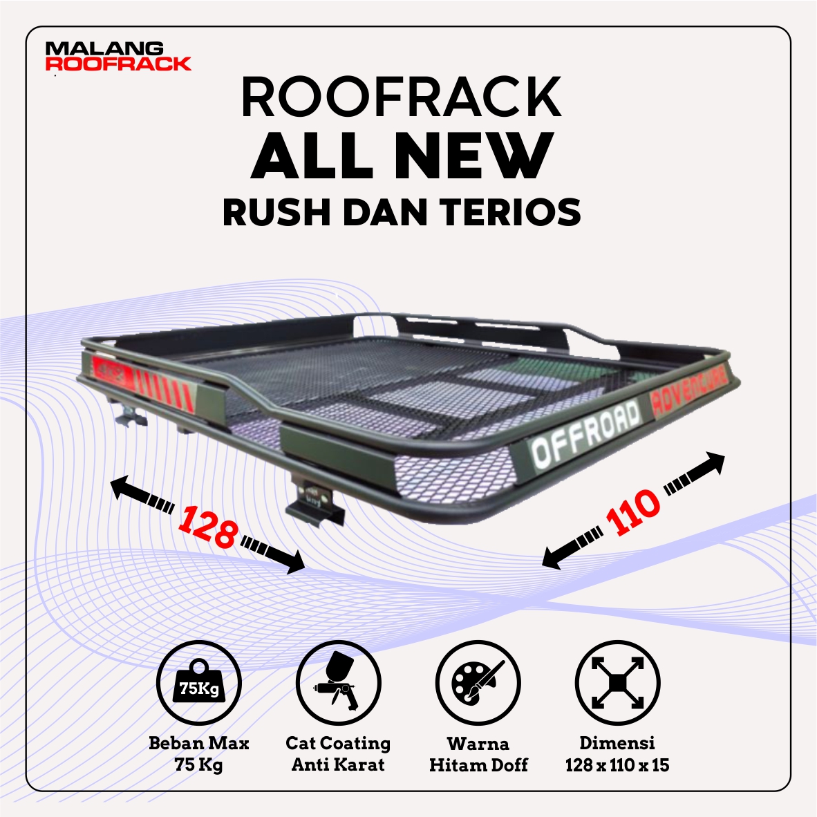 Rak Cargo Roofrack Rak Atas Mobil Model Offroad Adventure Buat Mobil ...