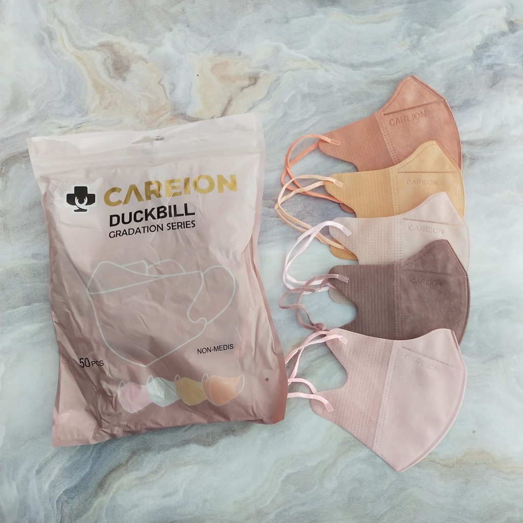 Masker Duckbill Duckbil Dakbil Dukbil Careion Full Colour Series Warna ...