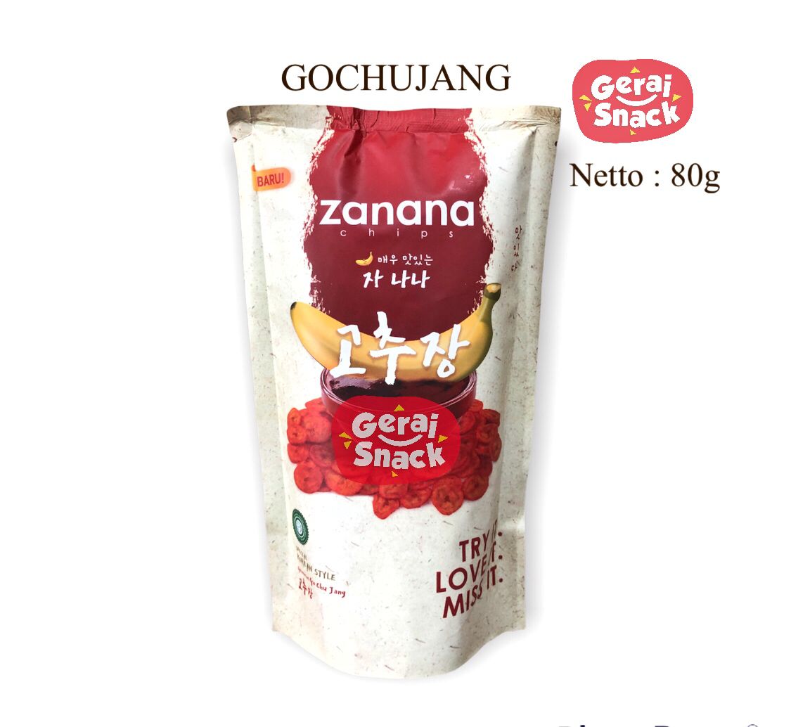 Zanana Chips Keripik Pisang Khas Bandung Renyah dan Bumbu Tebal 80 Gram ...