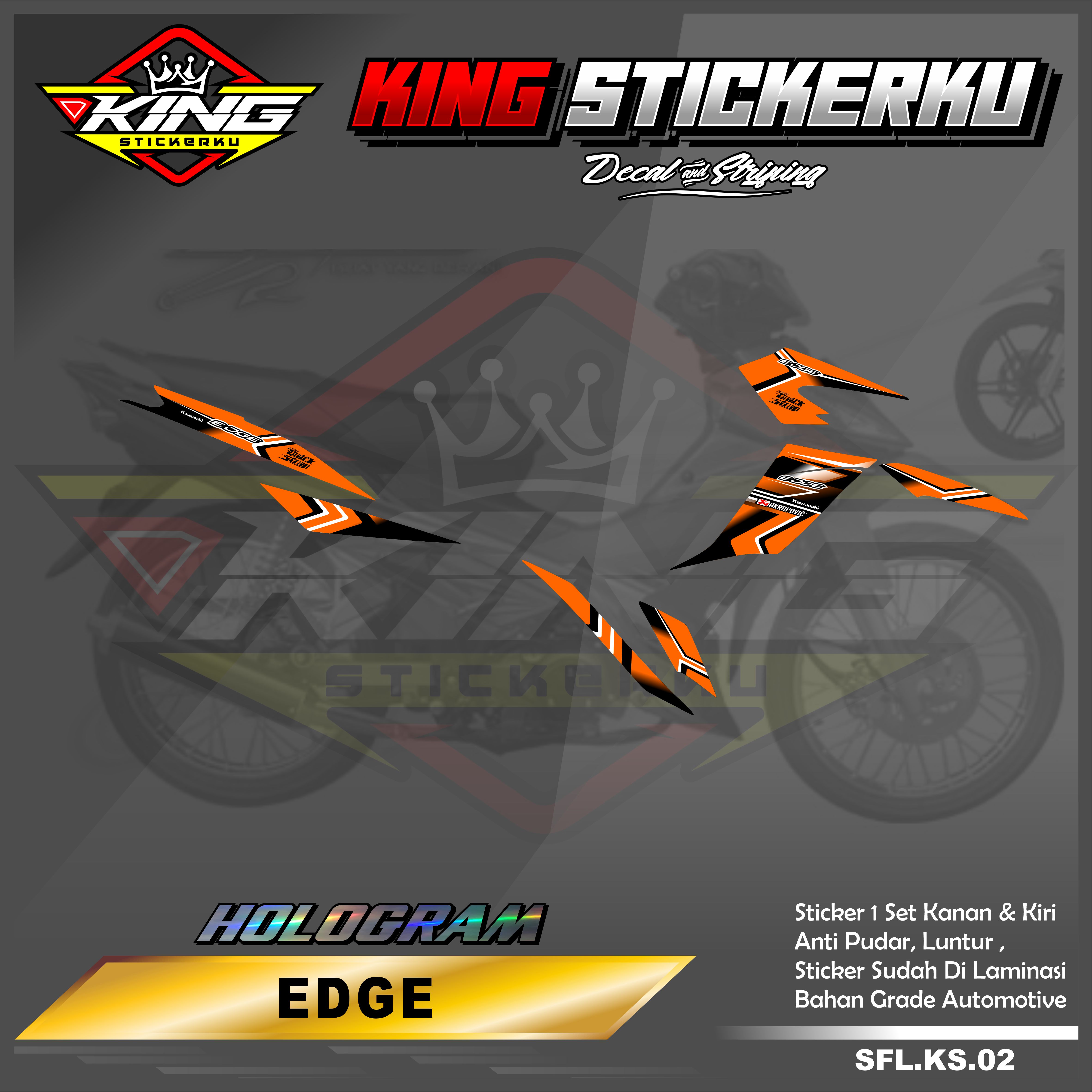 Sticker Striping List Variasi Kawasaki EDGE - Stiker Striping Motor ...