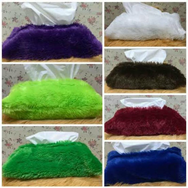 Kotak Tisu / bahan kain bulu raspur karindo | Lazada Indonesia