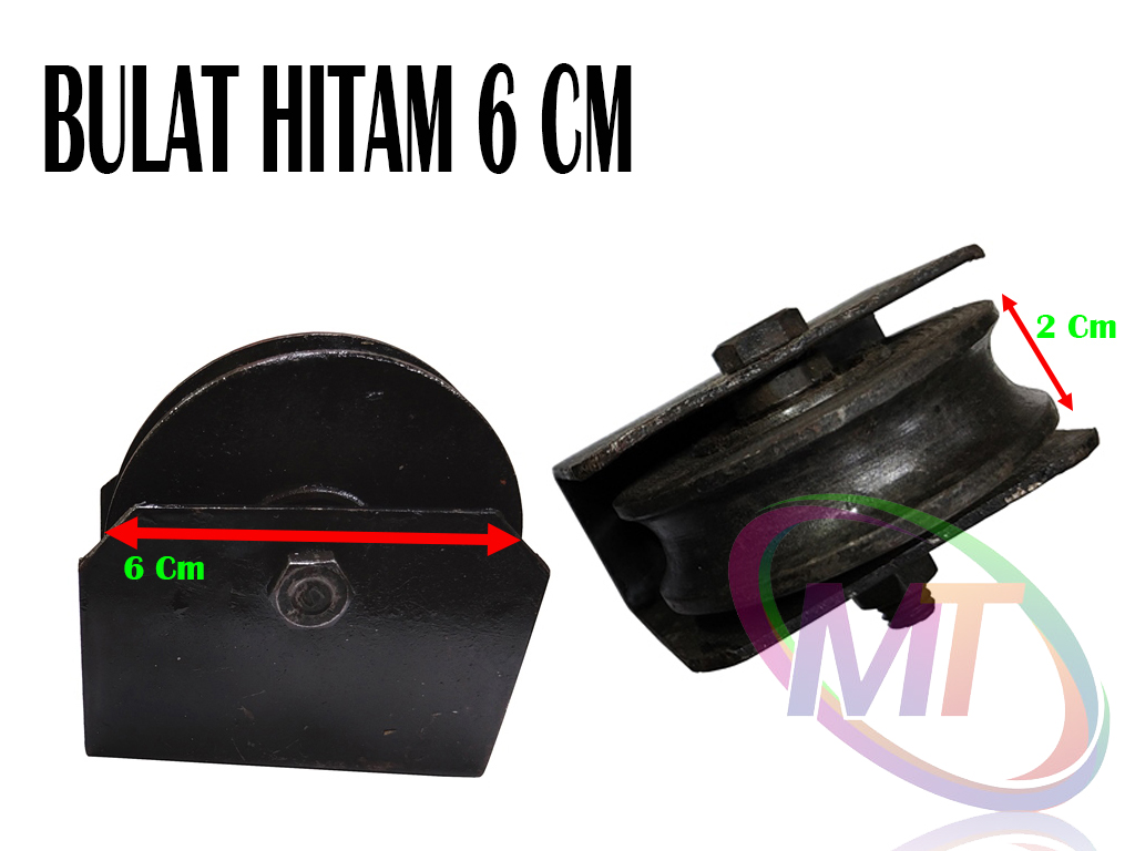 Mitra Teknik - Roda Pagar BULAT Besi Cor Besi Lebur 6cm 10cm | Roda ...