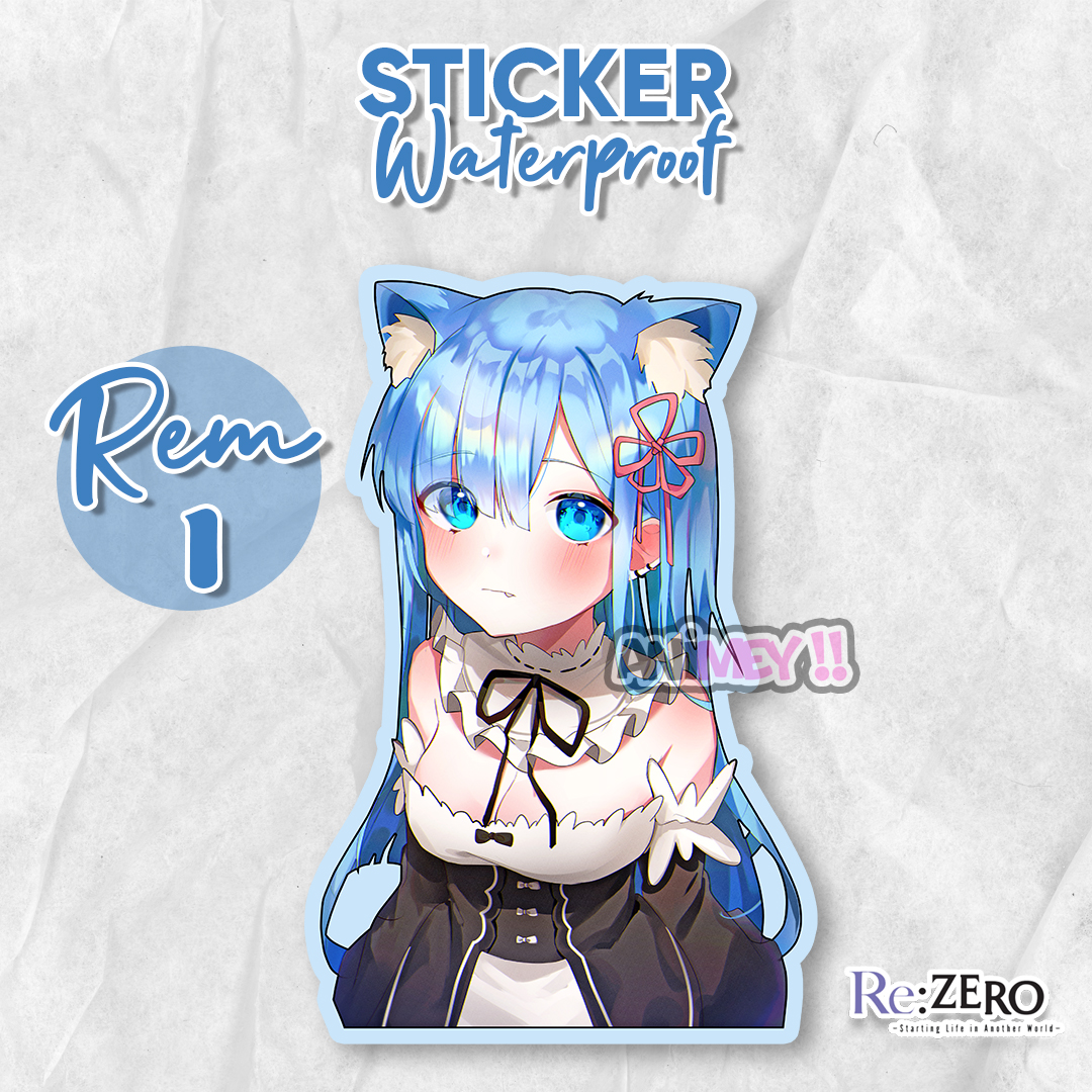 Stiker Rem Re Zero/ Sticker Anime Waterproof | Lazada Indonesia