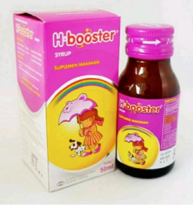 Hufagrip H-Booster Sirup Vitamin Daya Tahan Tubuh Anak 50 M | Lazada ...