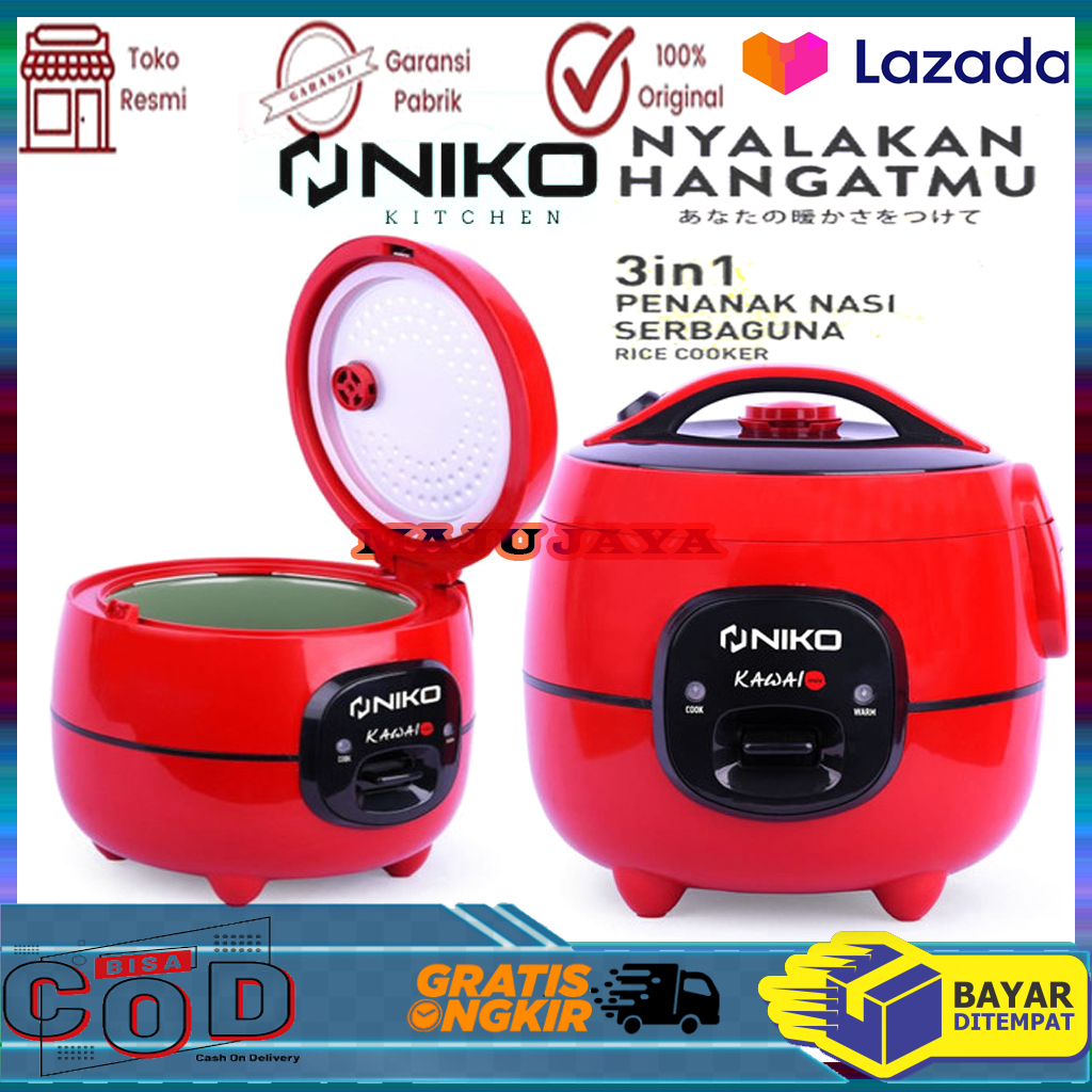 Niko Magic Com Mini 1 Liter 3in1 / Rice Cooker Mini KAWAI | Lazada ...