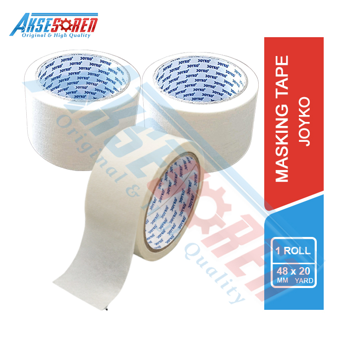LAKBAN KERTAS BESAR JOYKO [48 MM/1 ROLL] / MASKING TAPE 2 INCHI ...