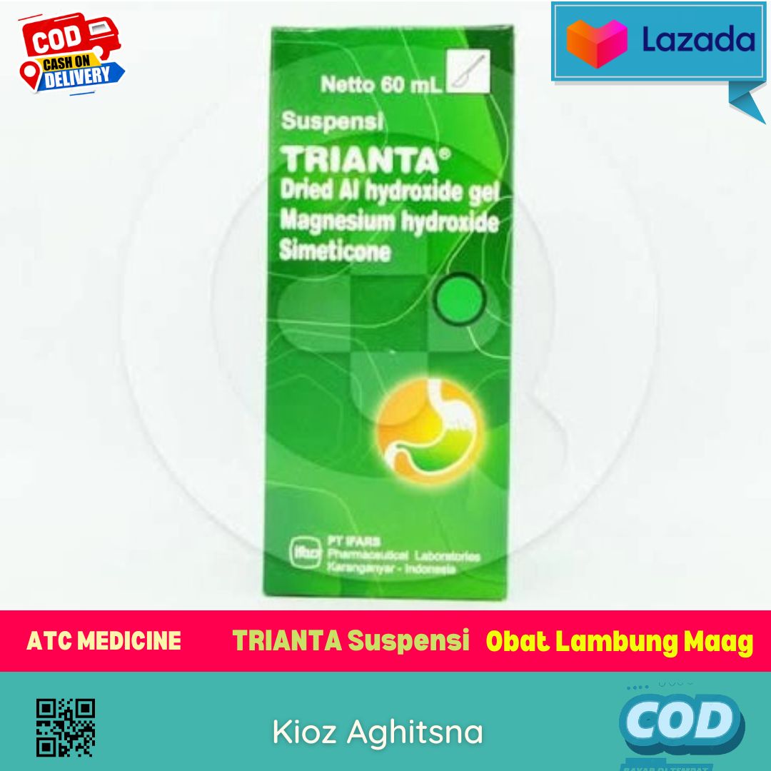 Trianta Suspensi 60 ml - Sirup Antasida Obat Maag | Lazada Indonesia