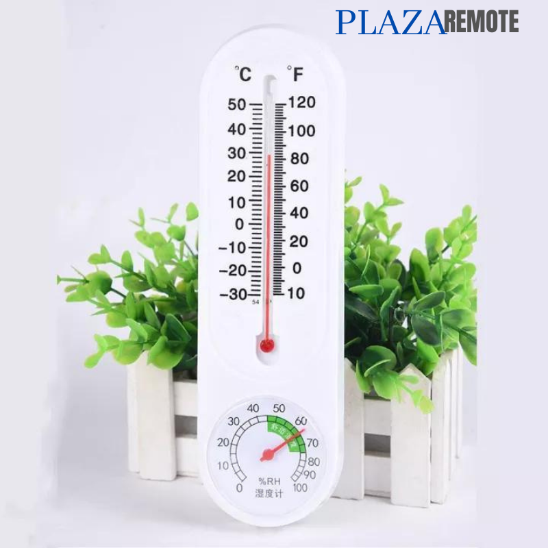 THERMOMETER DINDING / MEJA PENGUKUR SUHU KELEMBAPAN ANALOG TEMPERATURE ...