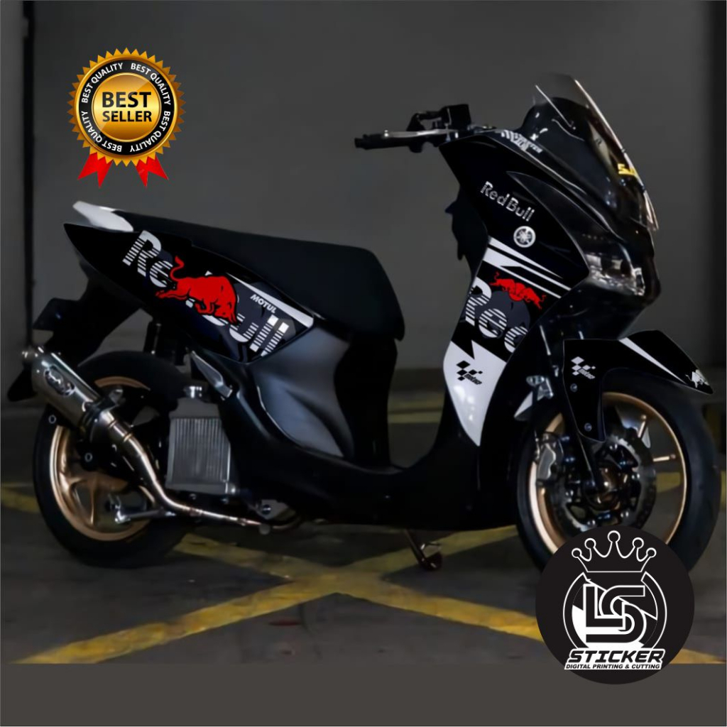 Decal Sticker Custom Yamaha Lexi Simple All Tipe Full Body Sticker ...