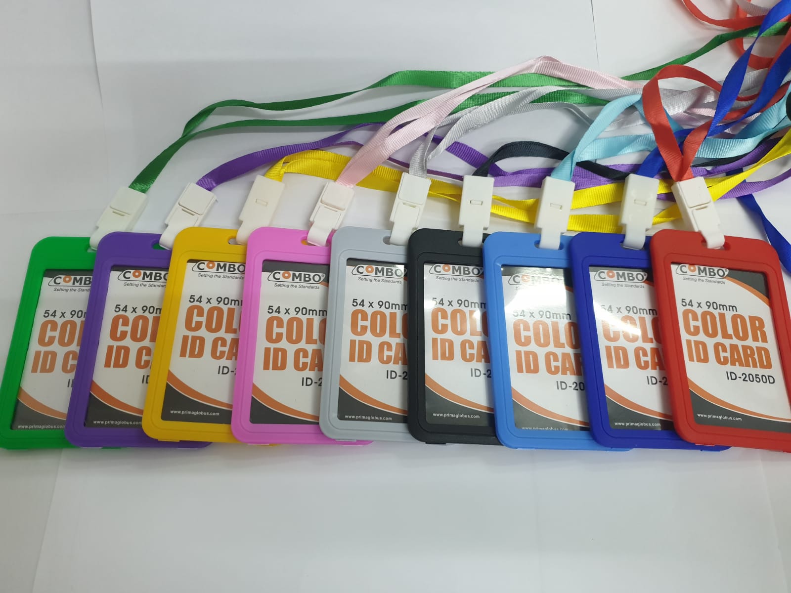 Gantungan Kartu ID Card Plate - Tali Badge ID Card Nylon Combo 2050D ...